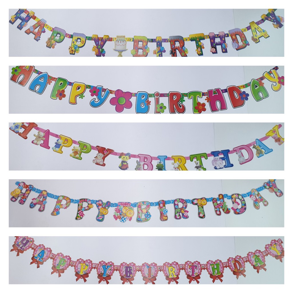 Hpbd Paper Letter String (5 models) | Shopee Malaysia