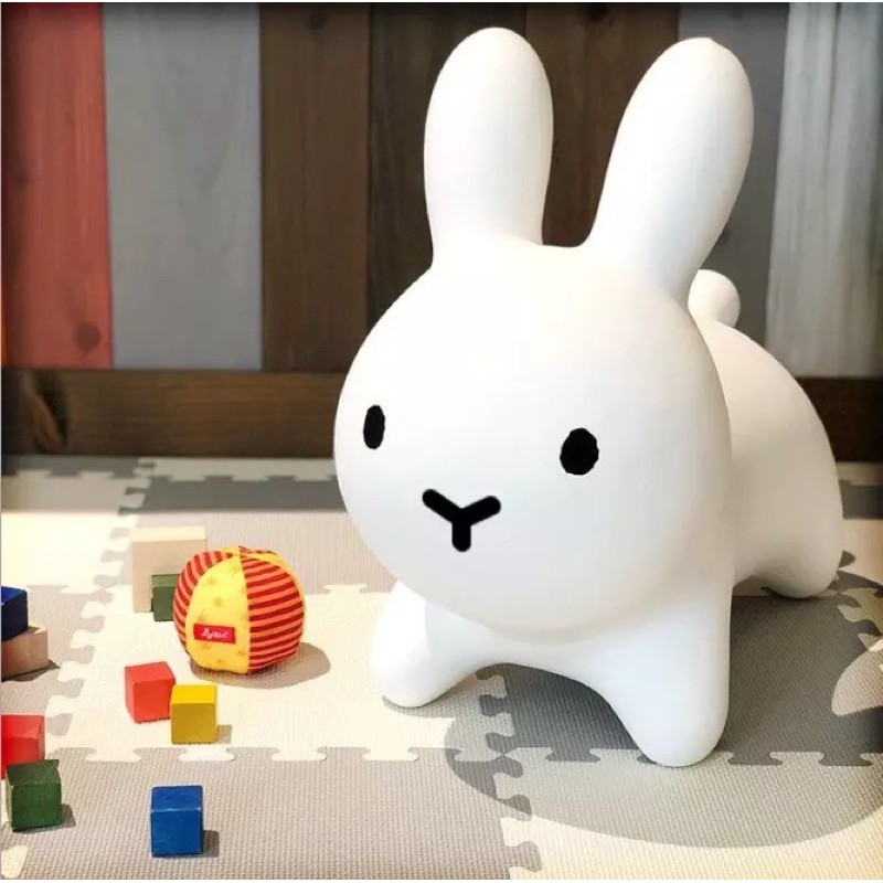 myTheresa baby x Miffy Bunny hopping humping toy inflatable top white ...