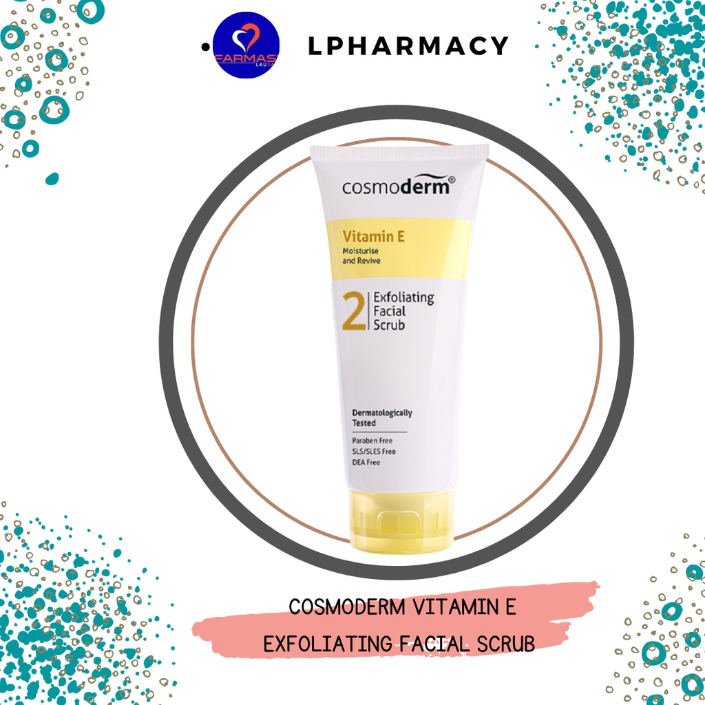 COSMODERM Vitamin E Facial Scrub 125ml | Shopee Malaysia