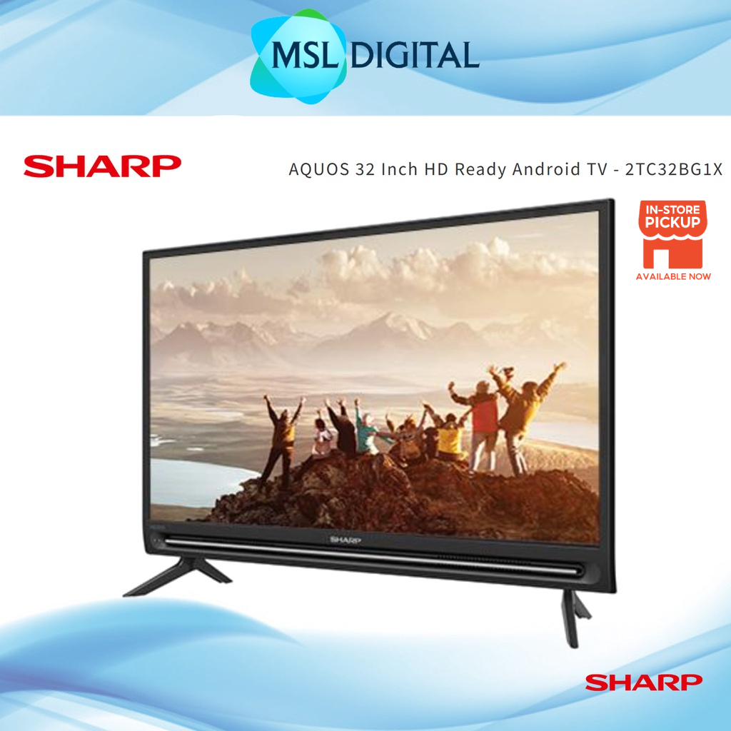 Sharp AQUOS 32 Inch HD Ready Android TV | X2 Master Engine | Sound ...