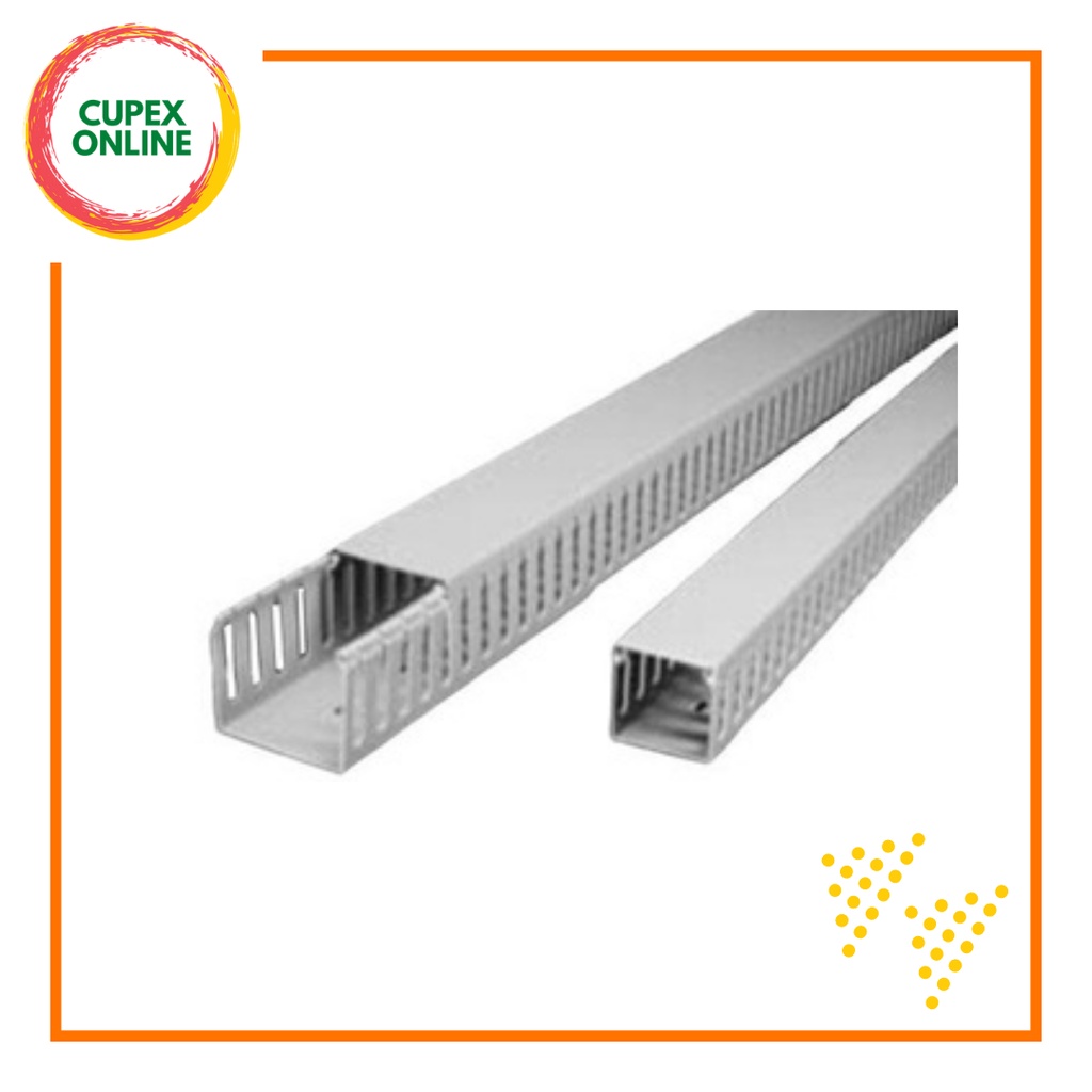 KSS Open Slot PVC Wiring Duct (ROHS) 8mm Slot 25x25mm / 33x45mm ...