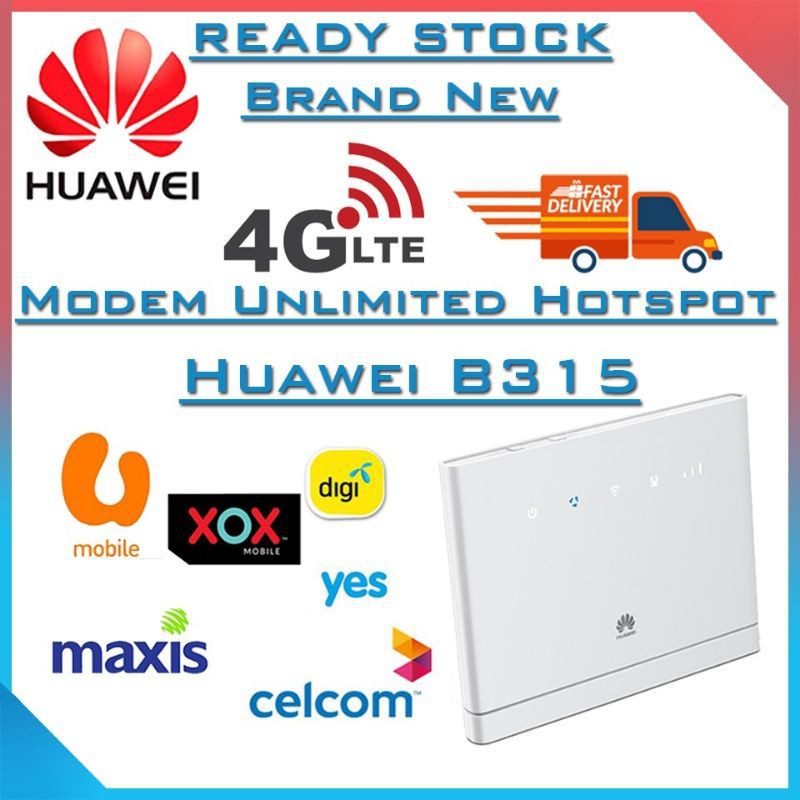modem wifi sim card Huawei B315 Modified Unlimited Hotspot 4G LTE Modem Router MOD Wifi CP101 ...