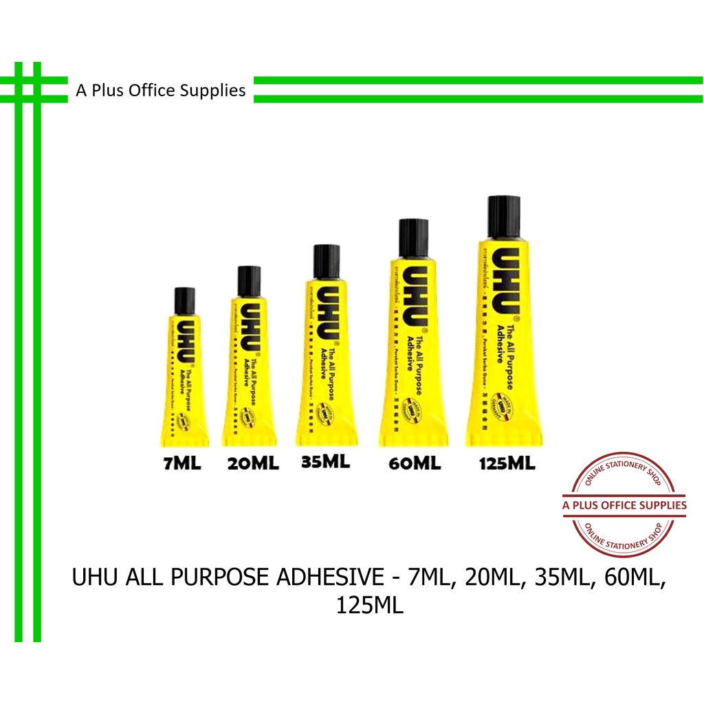 UHU All Purpose Adhesive / Gam Pelbagai Guna - 7ml, 20ml, 35ml, 60ml ...