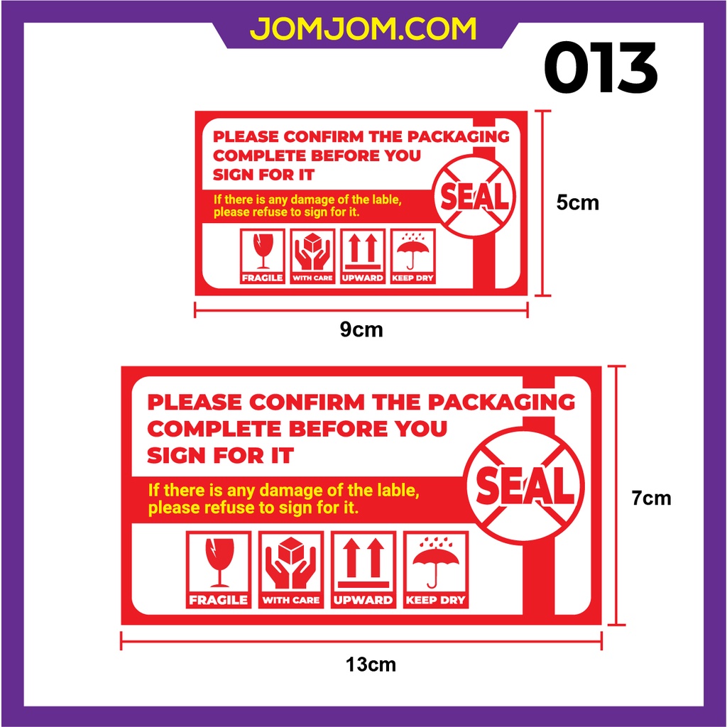 【Seller MUST Buy】 5 Star Sticker | Fragile Sticker | Rate Me Sticker ...