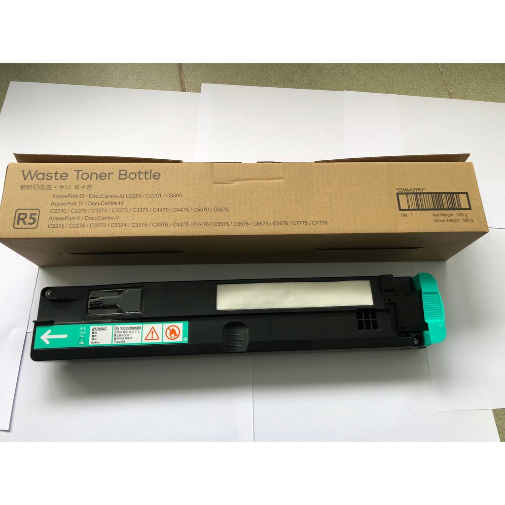 COMPATIBLE Fuji Xerox CWAA0751 Waste Toner Box for FX C2200 C2201 C3300 ...