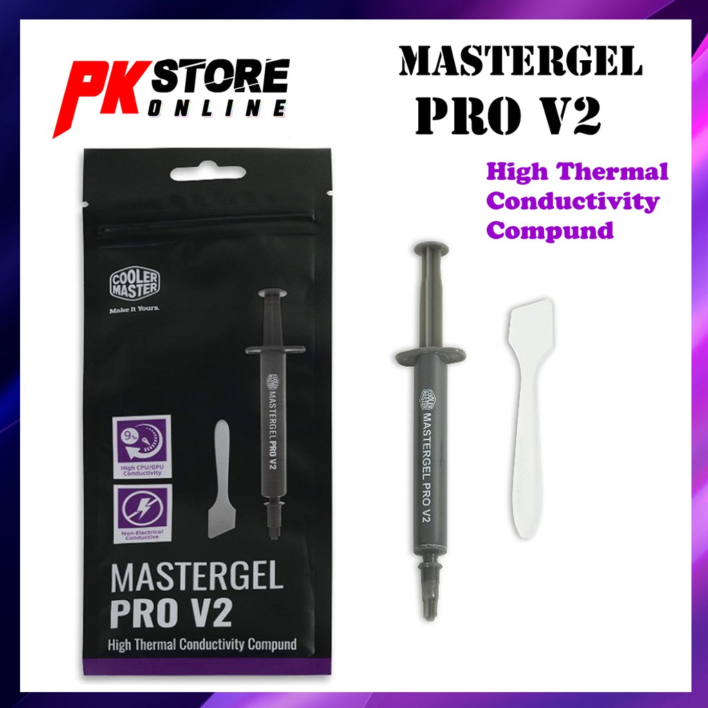 COOLER MASTER GEL PRO V2 HIGH PERFORMANCE THERMAL COMPOUND / THERMAL ...