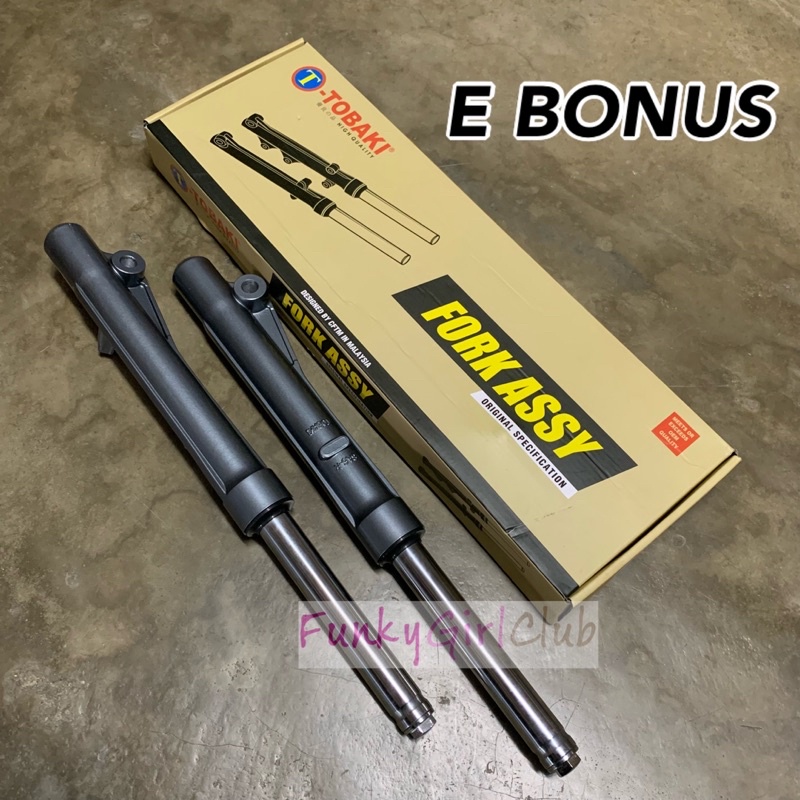 SYM EBONUS TOBAKI FRONT FORK ASSY SET E BONUS ABSORBER DEPAN E-BONUS NO ...