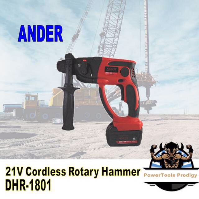 ANDER 21V CORDLESS ROTARY HAMMER DRILL Shopee Malaysia