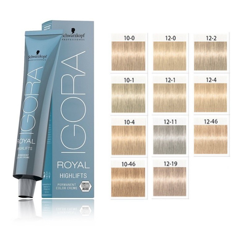 Schwarzkopf Igora Royal Highlifts Color 60ml + Developer 60ml | Shopee ...