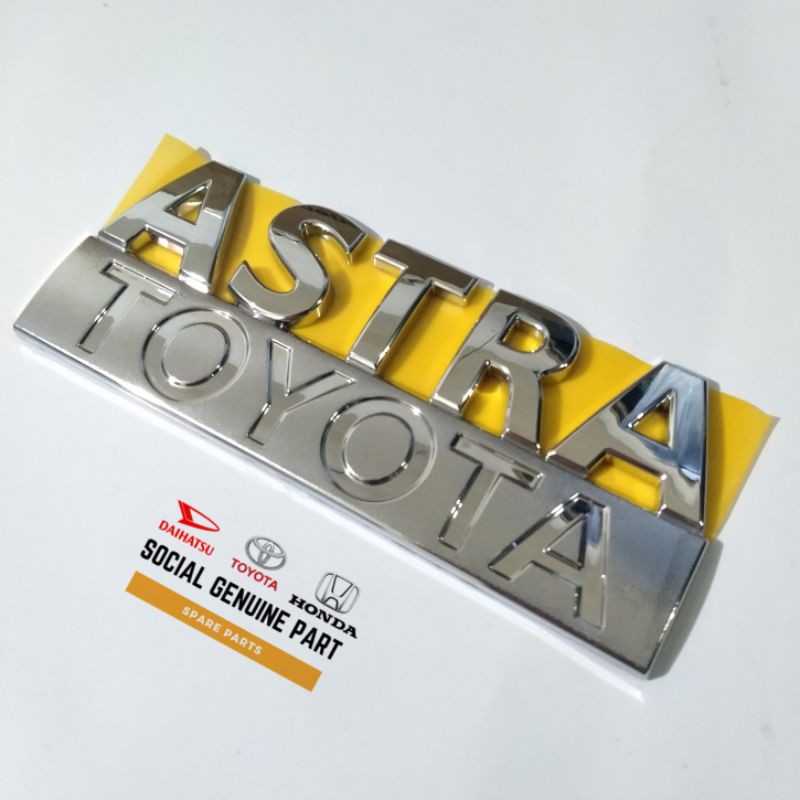 Original Astra Toyota Trunk emblem Logo | Shopee Malaysia