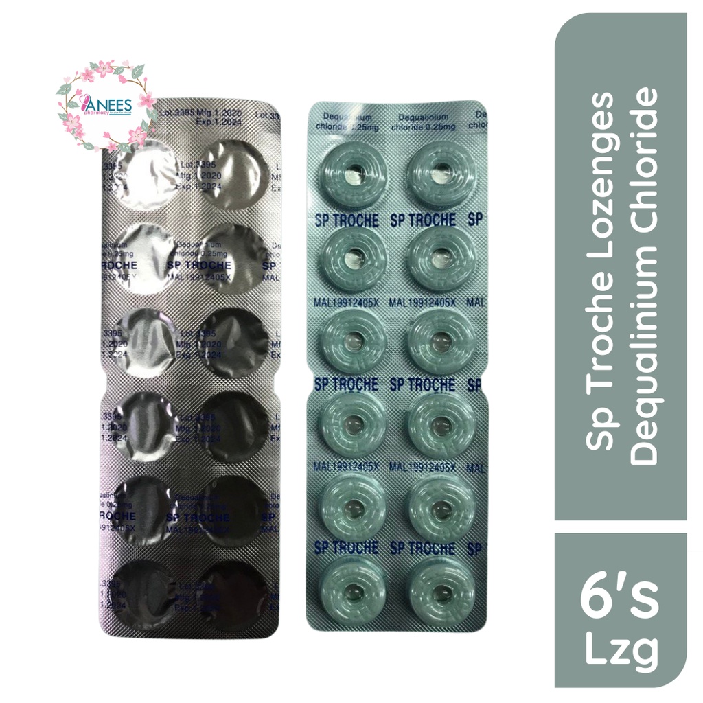Sp Troche Lozenges 12's (dequalinium chloride) | Shopee Malaysia