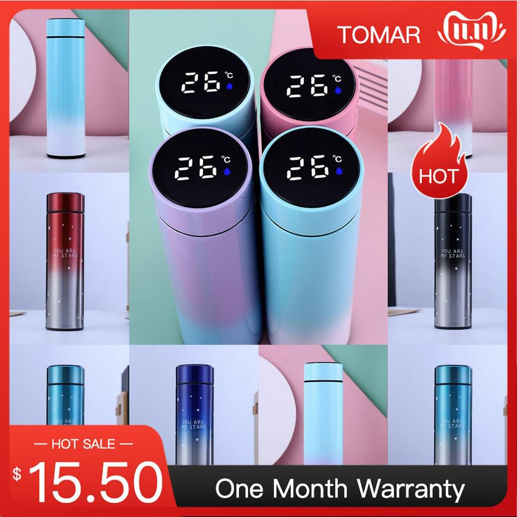 Smart LED temperature display Vacuum Flask Thermos Keep Warm and Cold ...