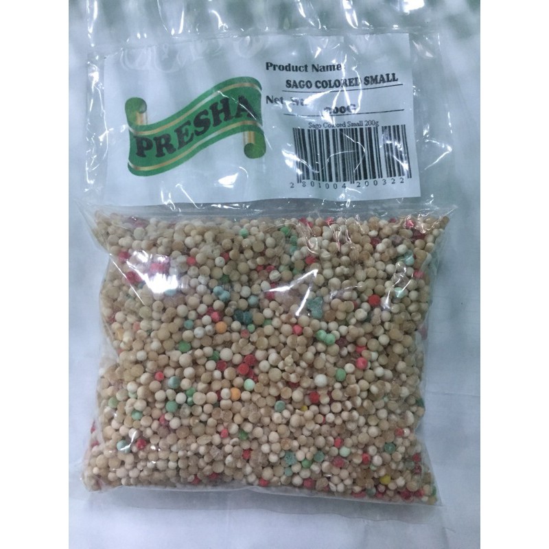Presha Sago colored small 200grams | Shopee Malaysia