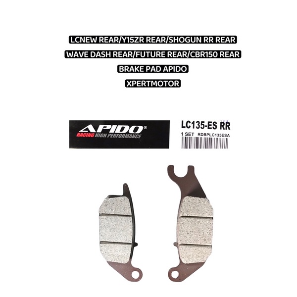 LCNEW REAR/Y15ZR REAR/FUTURE REAR/WAVE DASH REAR/CBR150 REAR/SHOGUN RR ...