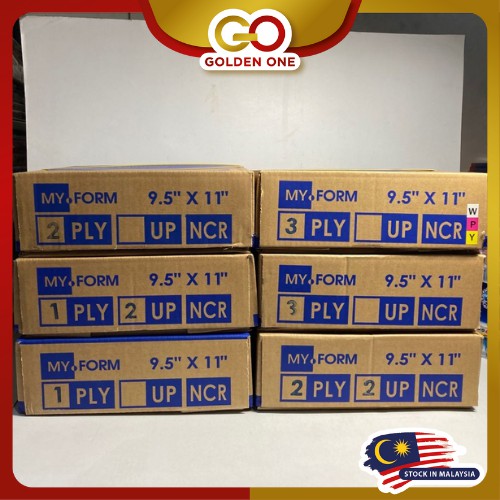 MY FORM COMPUTER FORM-9.5"X11" 1PLY/1PLY 2UP/2PLY/2PLY 2UP/2PLY NCR WP ...