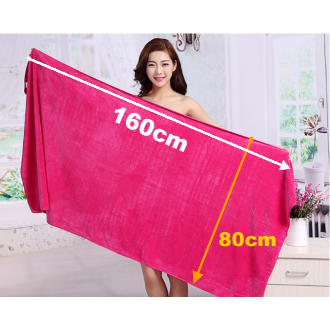 Tuala Besar Murah Microfiber Towel 80cm x 160cm Tuala Mandi Dewasa ...