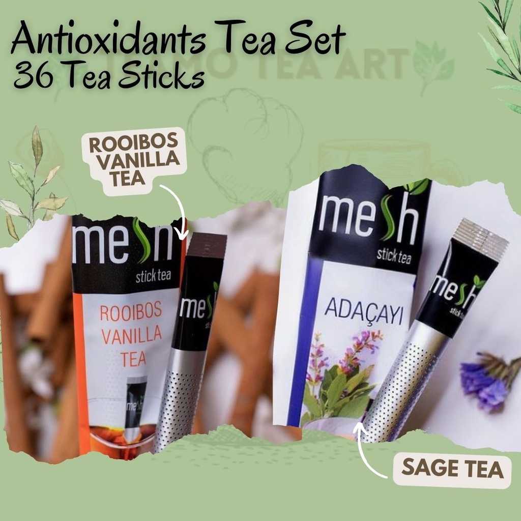 🍃TEAMO TEA ART🍃 Sage Rooibos/Vanilla/Woman Tea/鼠尾草茶/南非博士茶/Teh sage ...