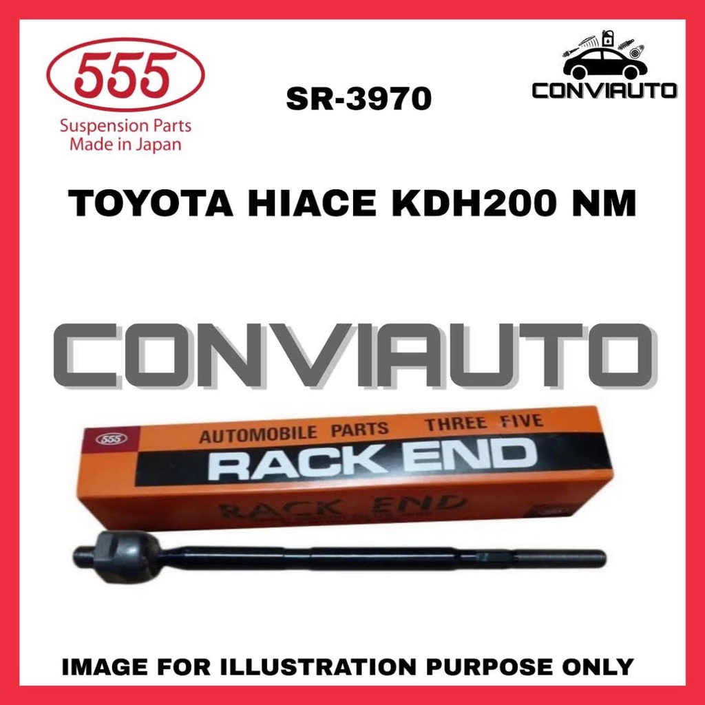 TOYOTA HIACE KDH200 ~ RACK END BRAND 555 (SR-3970) | Shopee Malaysia