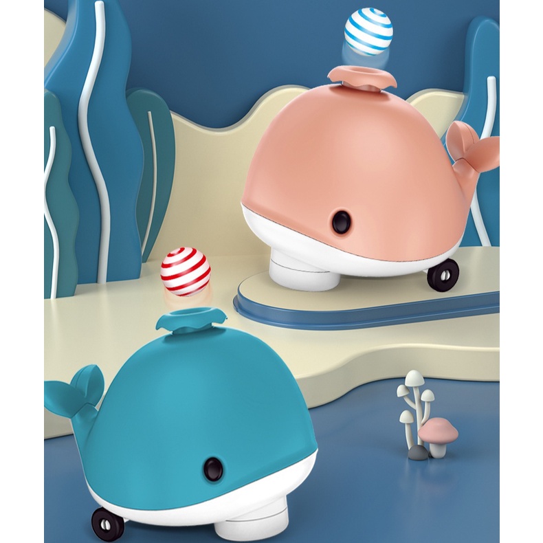 (ISTANA) Toys Fish PAUS Road And Close BALL / WHALE WITH FLOATING BALL ...