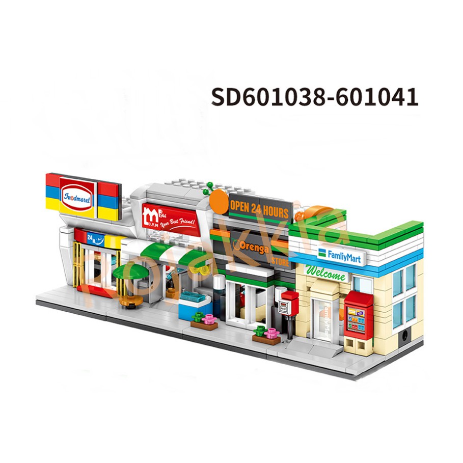 Sembo Mini Block Street SD601038-SD601041(READY STOCK) | Shopee Malaysia