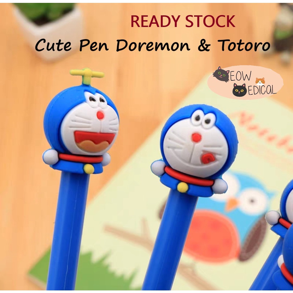 *READY STOCK* Cute Meow Pen/ Cat Pen/ Doremon/ Totoro/ Pen Comel小叮当 ...