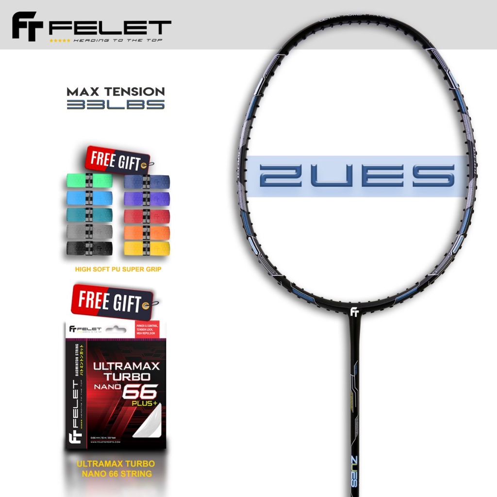 FELET ZUES Badminton Racket Original by FLEET 4U | Shopee Malaysia
