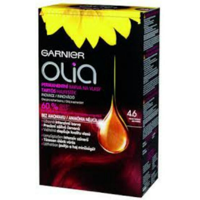 Garnier olia permanent hair color deep red 4.6 | Shopee Malaysia