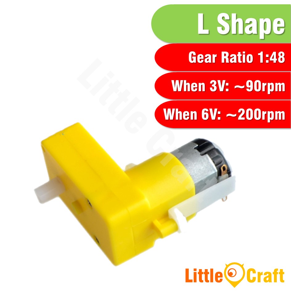 3V - 6V DC Smart Robot Car TT DC Motor for Arduino, Robotic | Shopee ...