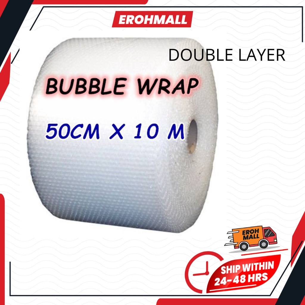 Bubble Wrap Murah Buble Wrap Murah Double Layer 50cm/33cm X 10meter ...