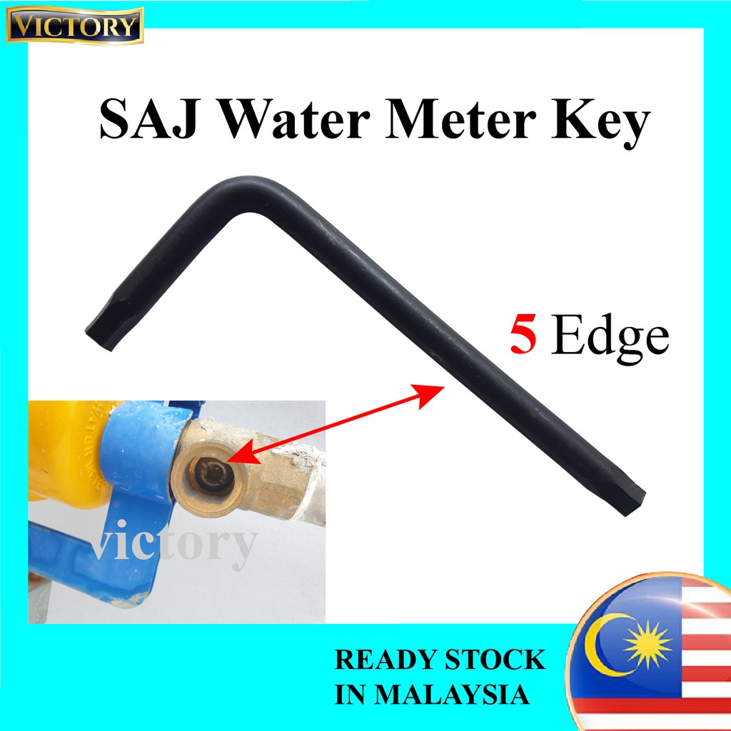 Saj 5 Edge Water Meter Allen Key/ Saj Water Meter Specially Key/ Saj ...