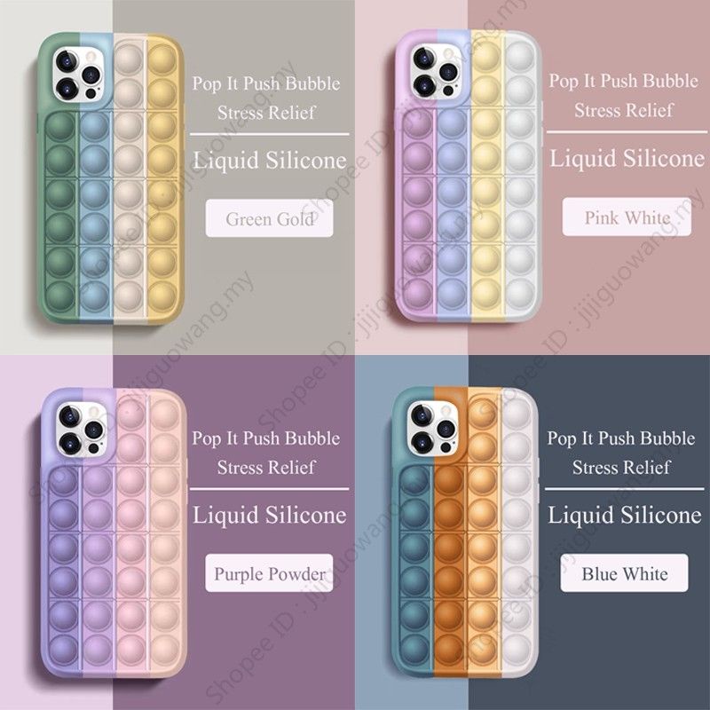 Hot item Pop It iPhone 12 case iPhone 13 PRO MAX IPHONE 11 pro x xs xr ...