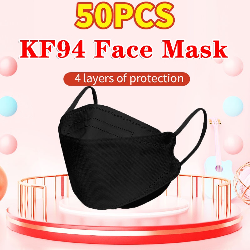 KF94 Mask 50PCS🔥CHEAPEST NO PROFIT🔥LIMITED TIME OFFER🔥🇰🇷KOREA 4 PLY ...