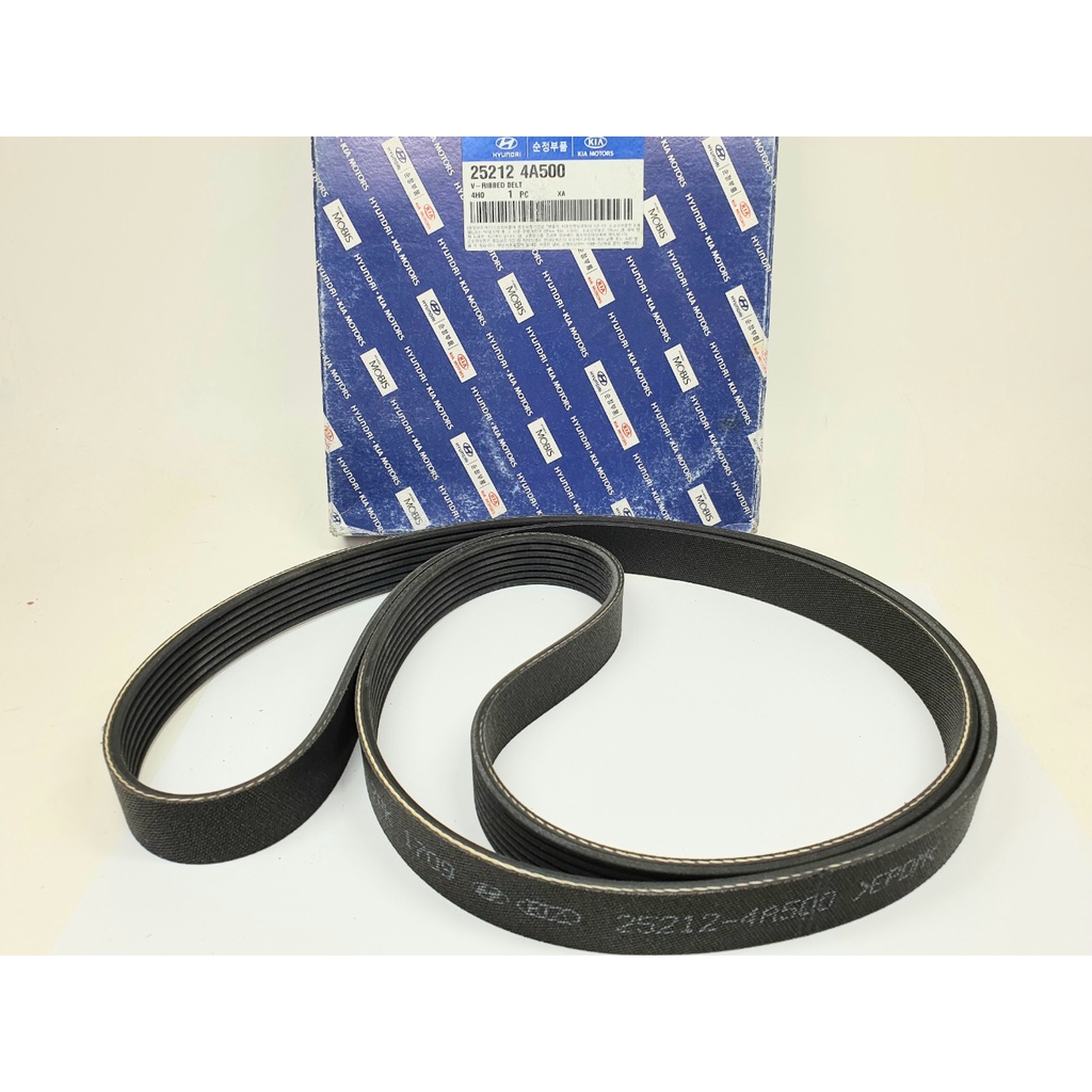 252124A500 Genuine Ribbed Belt V for Hyundai Grand Starex 2006~2015 ...