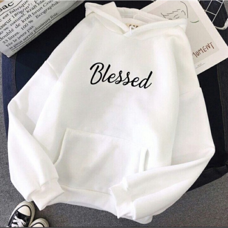 BLESSED HOODIE (cotton) | Shopee Malaysia