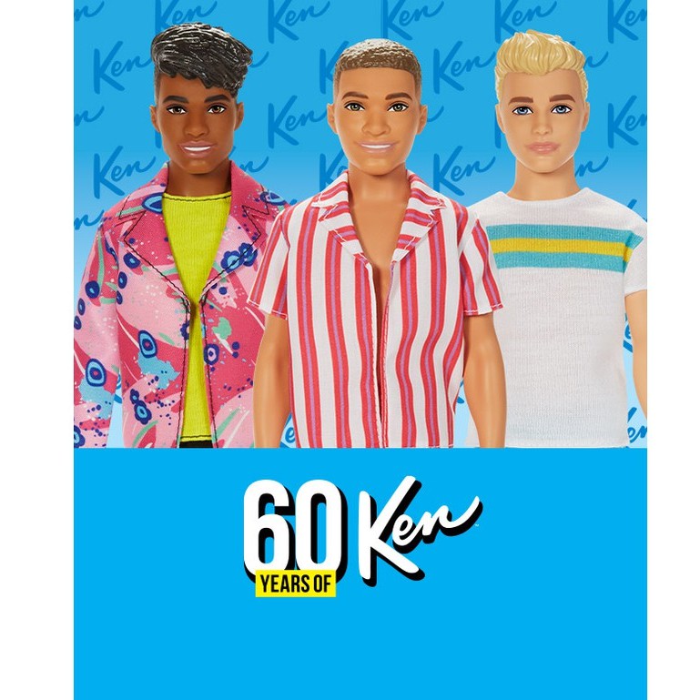 Barbie ken 60 years anniversary throwback original | Shopee Malaysia