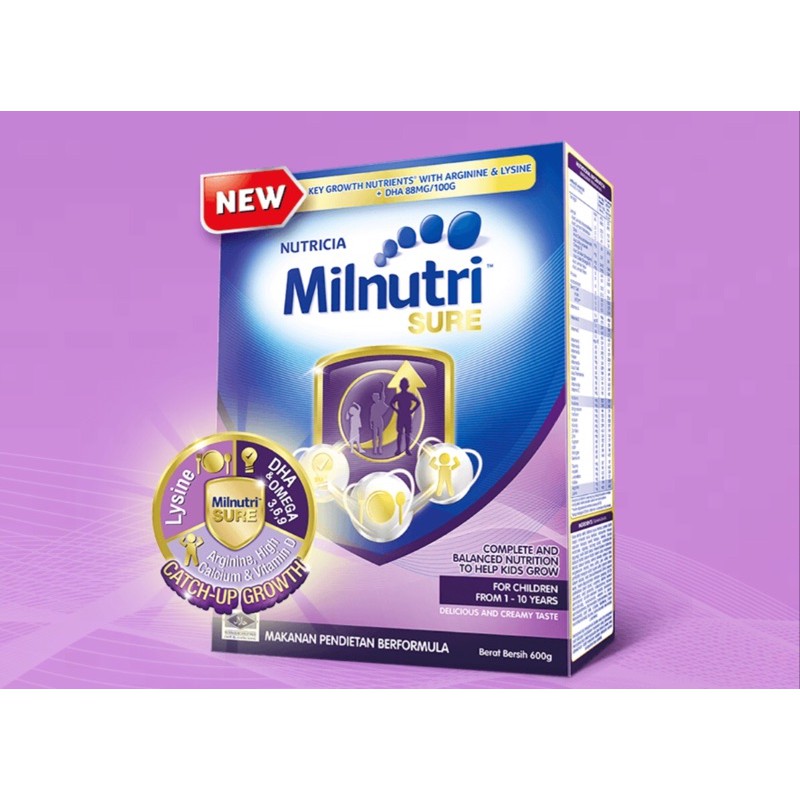 Nutricia Milnutri Sure (600G/1.2KG) | Shopee Malaysia