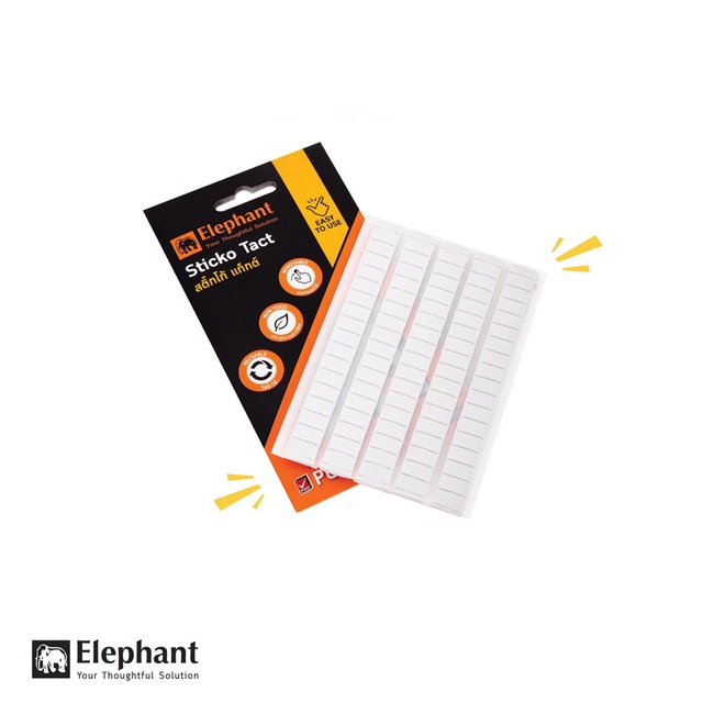 CWD Glue Plasticine Wall Adhesive Elephant Sticko Tag 50g No Leaves ...