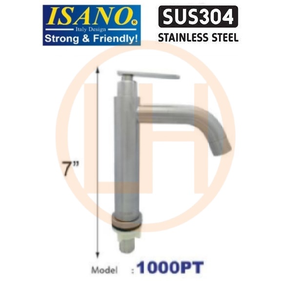ISANO SUS304 Stainless Steel Pillar Water Tap - 1000PT | Shopee Malaysia