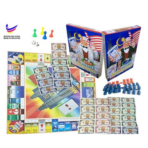 JUTARIA Billionaire Millionaire Board Game | Shopee Malaysia