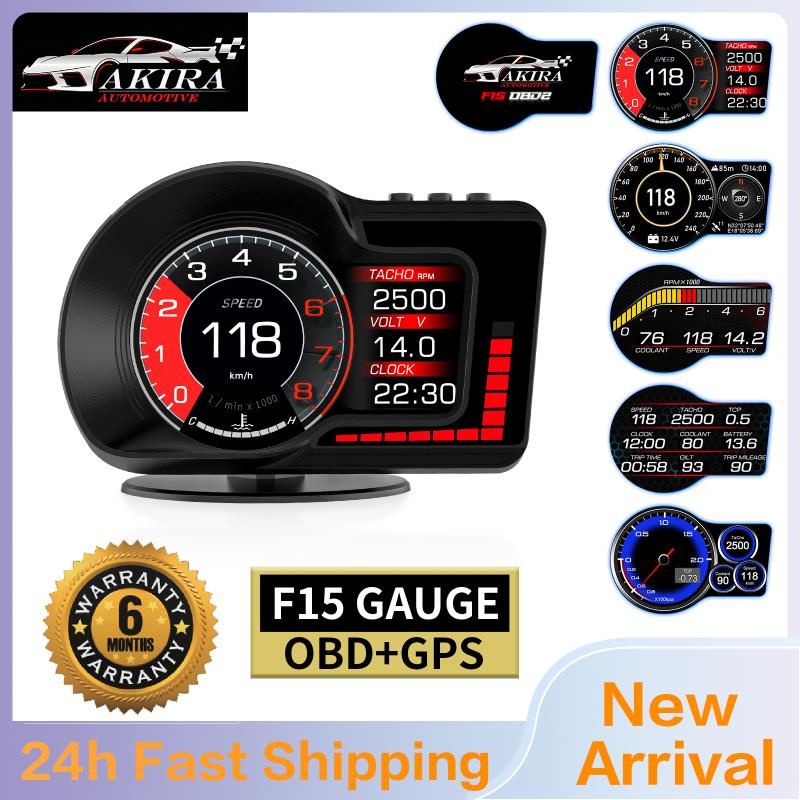 ‼️NEW ‼️AKIRA F15 OBD2 GAUGE MYVI GEN3 BEZZA AXIA ARUZ VIOS SAGA FLX ...