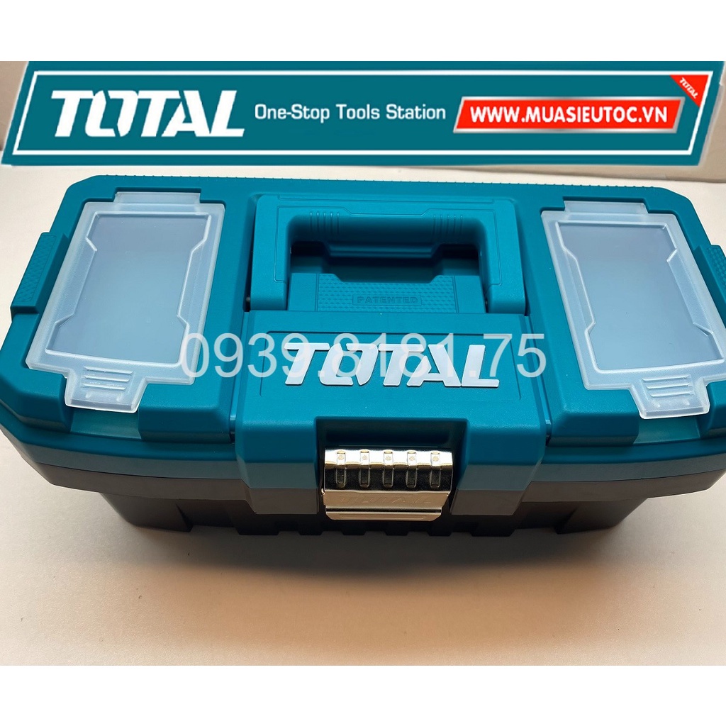 Plastic tool box 14'' inch Total TPBX0141 TPBX0142 - Tool tray box for ...