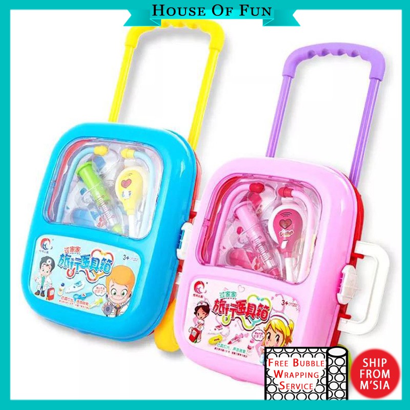 Kids Pretend Play Doctor Set Doctor Travel Pack With Sound & Light ...