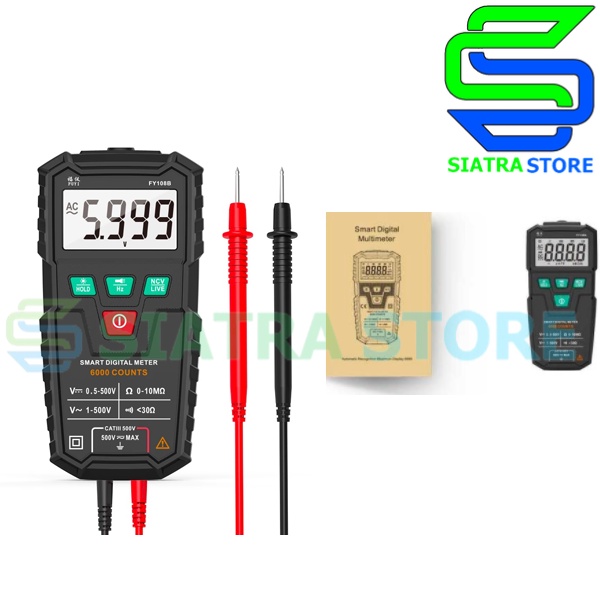 Fuyi FY108A Smart Automatic Digital Multimeter|Smart mini Multitester ...
