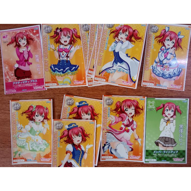 love live sunshine kurosawa ruby sifac cards | Shopee Malaysia