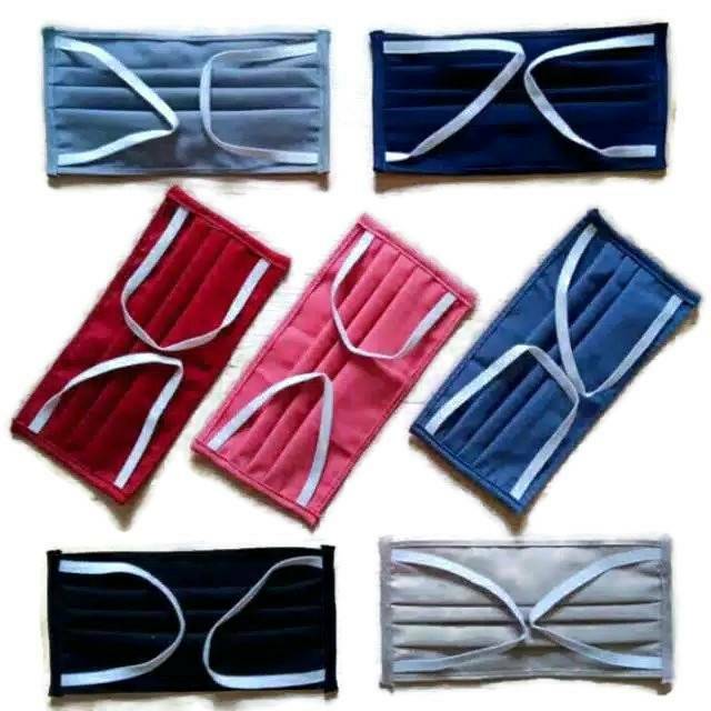 Men's Women's Ear Velvet Rubber Cloth Masks/HIJAB Rubber Masks | Shopee ...