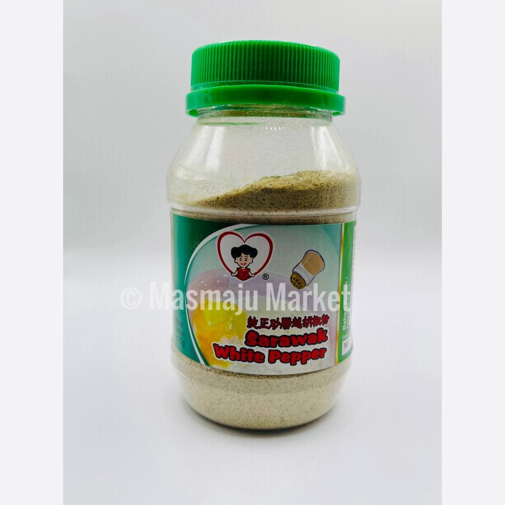 Sarawak White Pepper ( Serbuk Lada Putih Sarawak ) / 砂劳越白胡椒粉 75G Ready ...