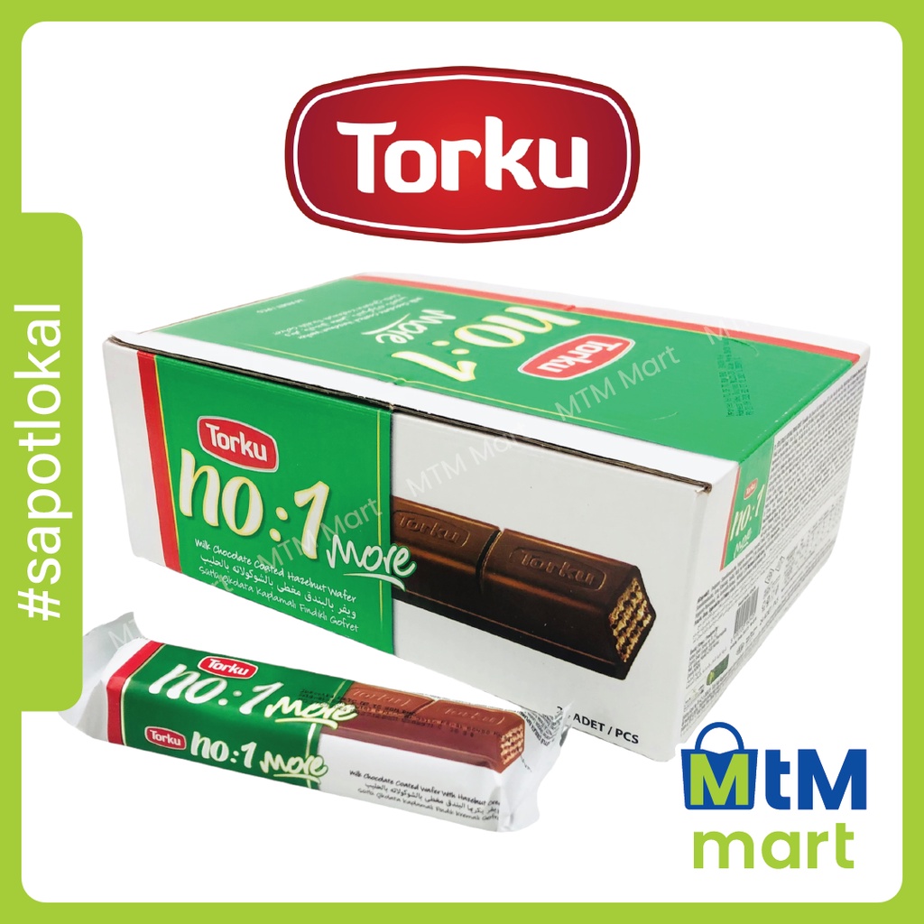 Torku No: 1 More 38g x 24 pcs BOX - Milk Chocolate Coated Hazelnut ...