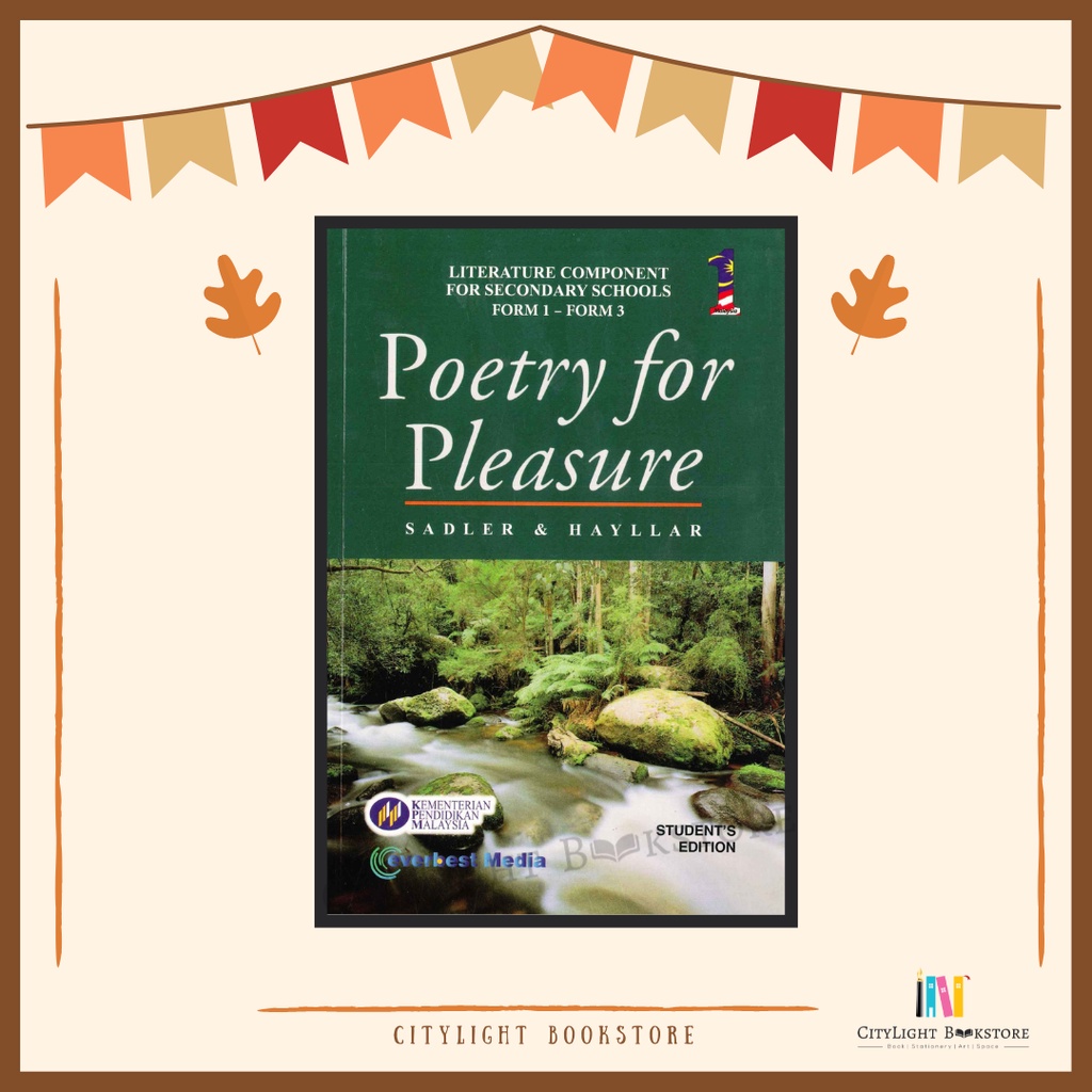 [CITYLIGHT] Textbook Literature: Poetry for Pleasure Form 1 / 2 / 3 ...