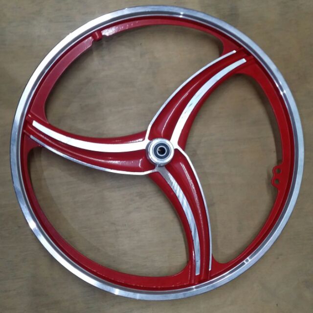 rim basikal lajak tiga batang sabit 2 jalur/1 jalur | Shopee Malaysia