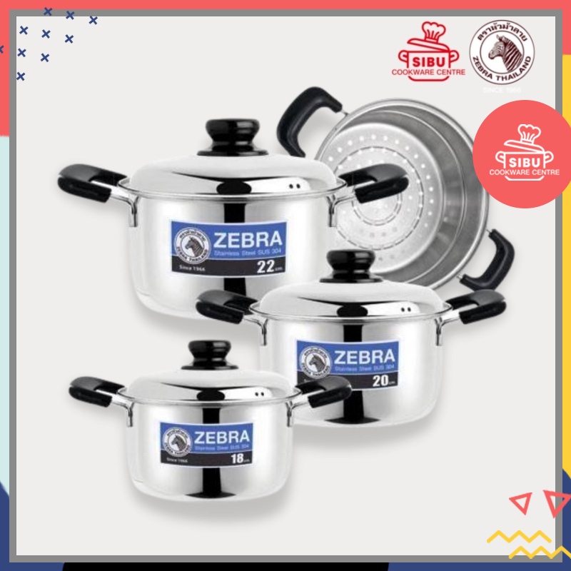 泰国斑马牌 Zebra Thailand 7Pcs Wisdom Cookware Set | Shopee Malaysia